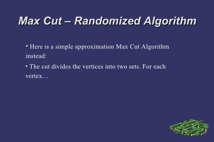 The Max Cut Problem