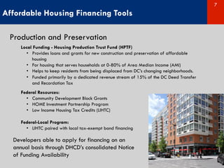 DC Affordable Housing Strategy | PDF