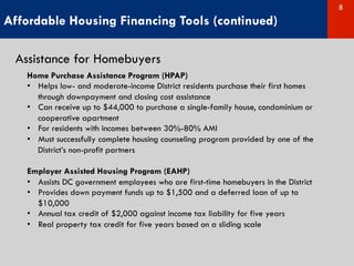 DC Affordable Housing Strategy | PDF
