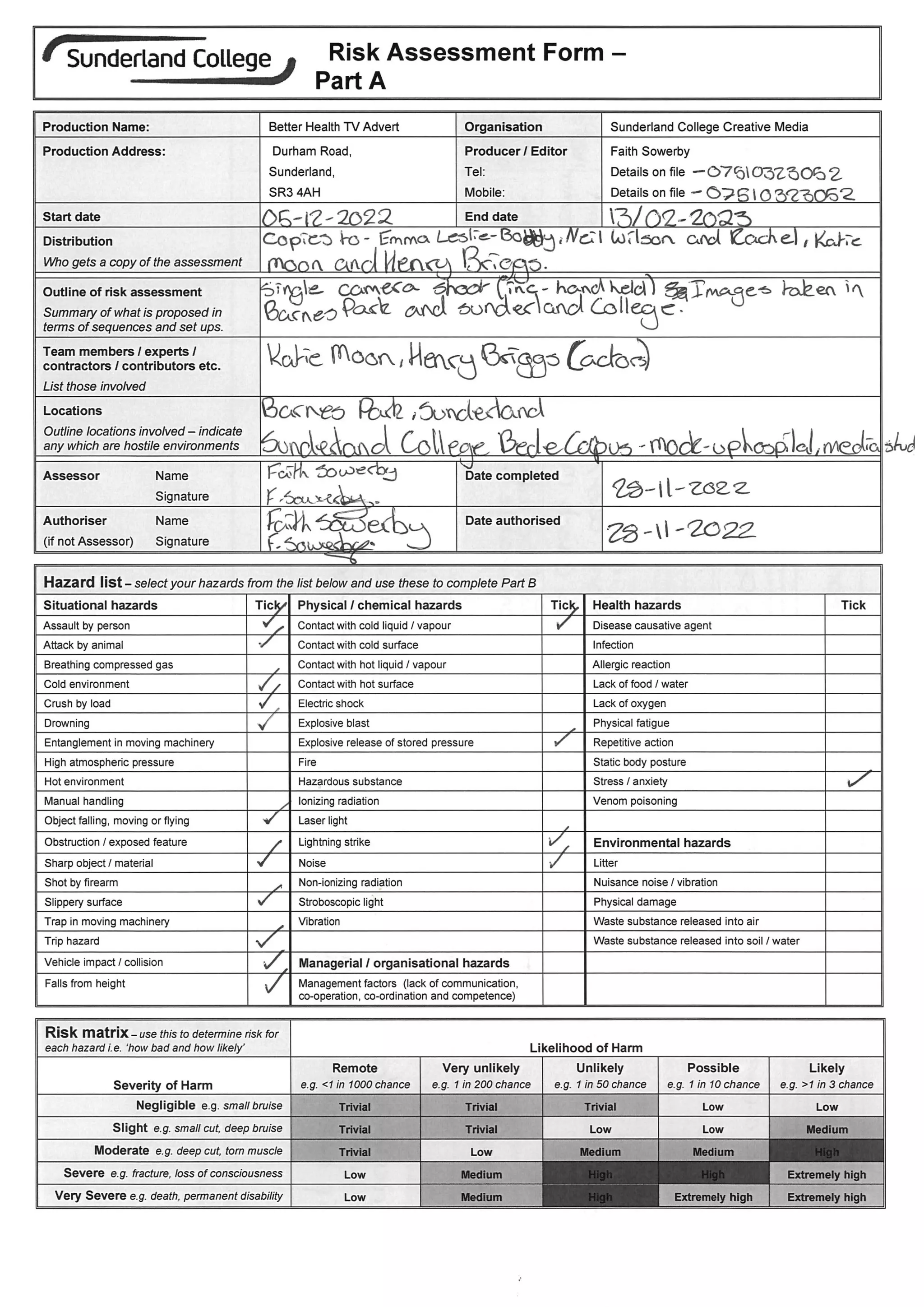 Risk-Assessments | PDF