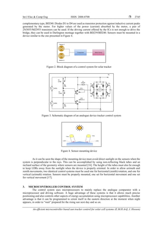 An Efficient Microcontroller Based Sun Tracker Control for Solar Cell Systems | PDF
