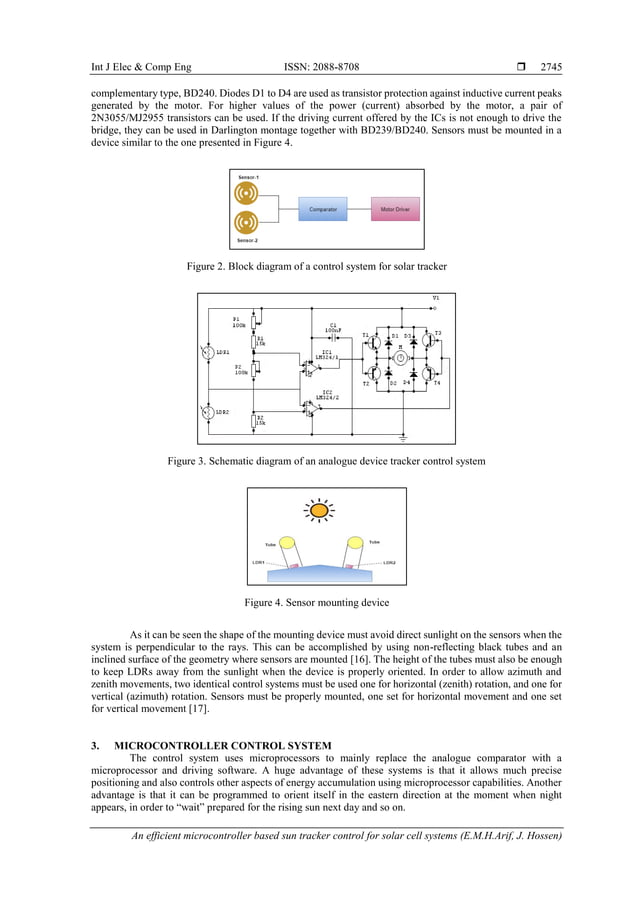 An Efficient Microcontroller Based Sun Tracker Control for Solar Cell Systems | PDF