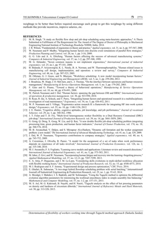 Determination of flexibility of workers working time through Taguchi method approach | PDF