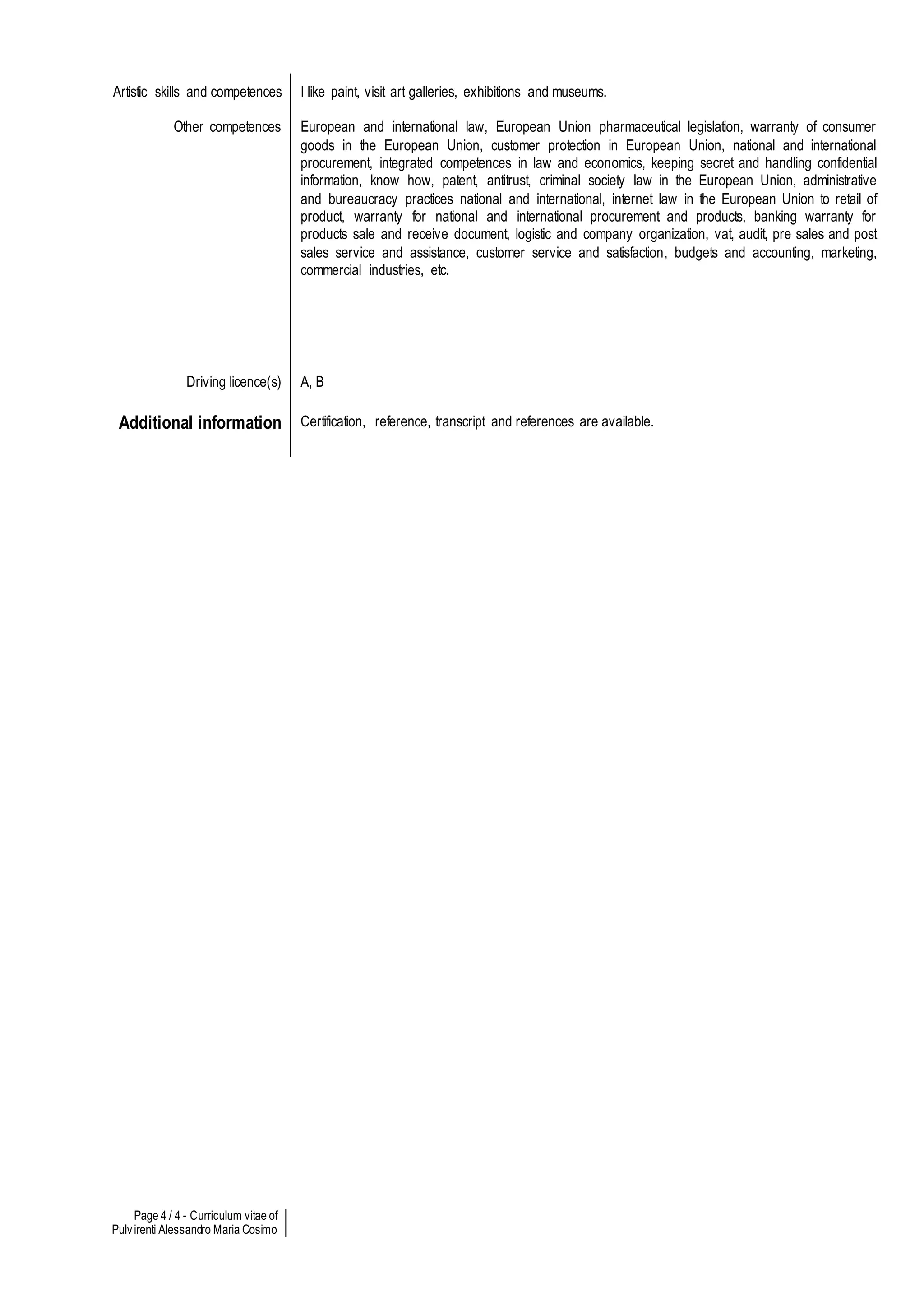 Europass english | DOCX