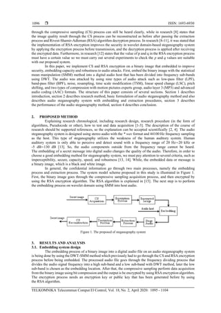 DWT-SMM-based audio steganography with RSA encryption and compressive sampling | PDF