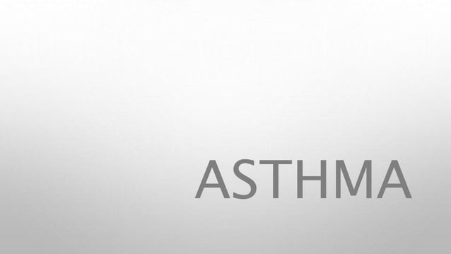 Asthma Project Spr 16' | PPT