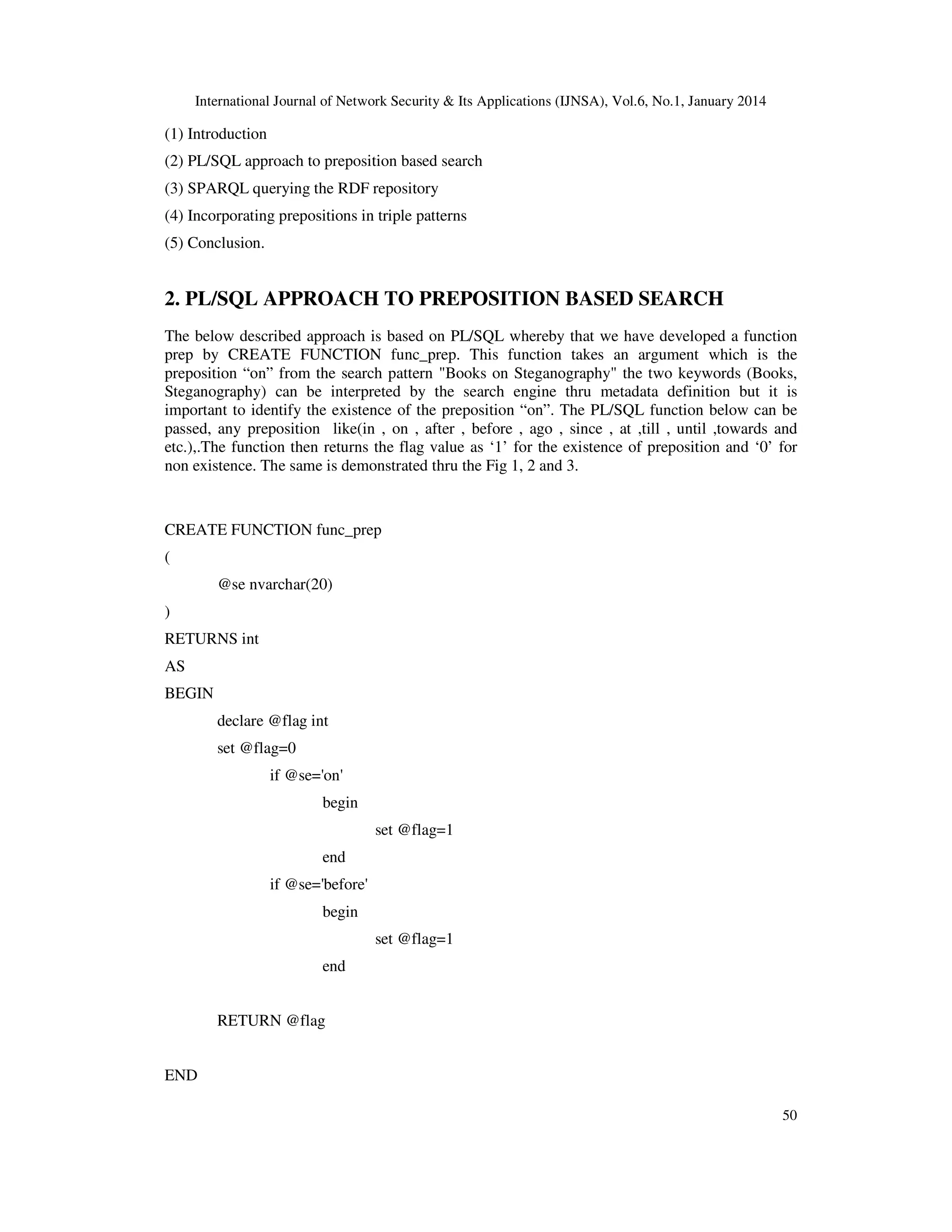 SPARQL: SEMANTIC INFORMATION RETRIEVAL BY EMBEDDING PREPOSITIONS | PDF SPARQL: SEMANTIC INFORMATION RETRIEVAL BY EMBEDDING PREPOSITIONS | PDF
