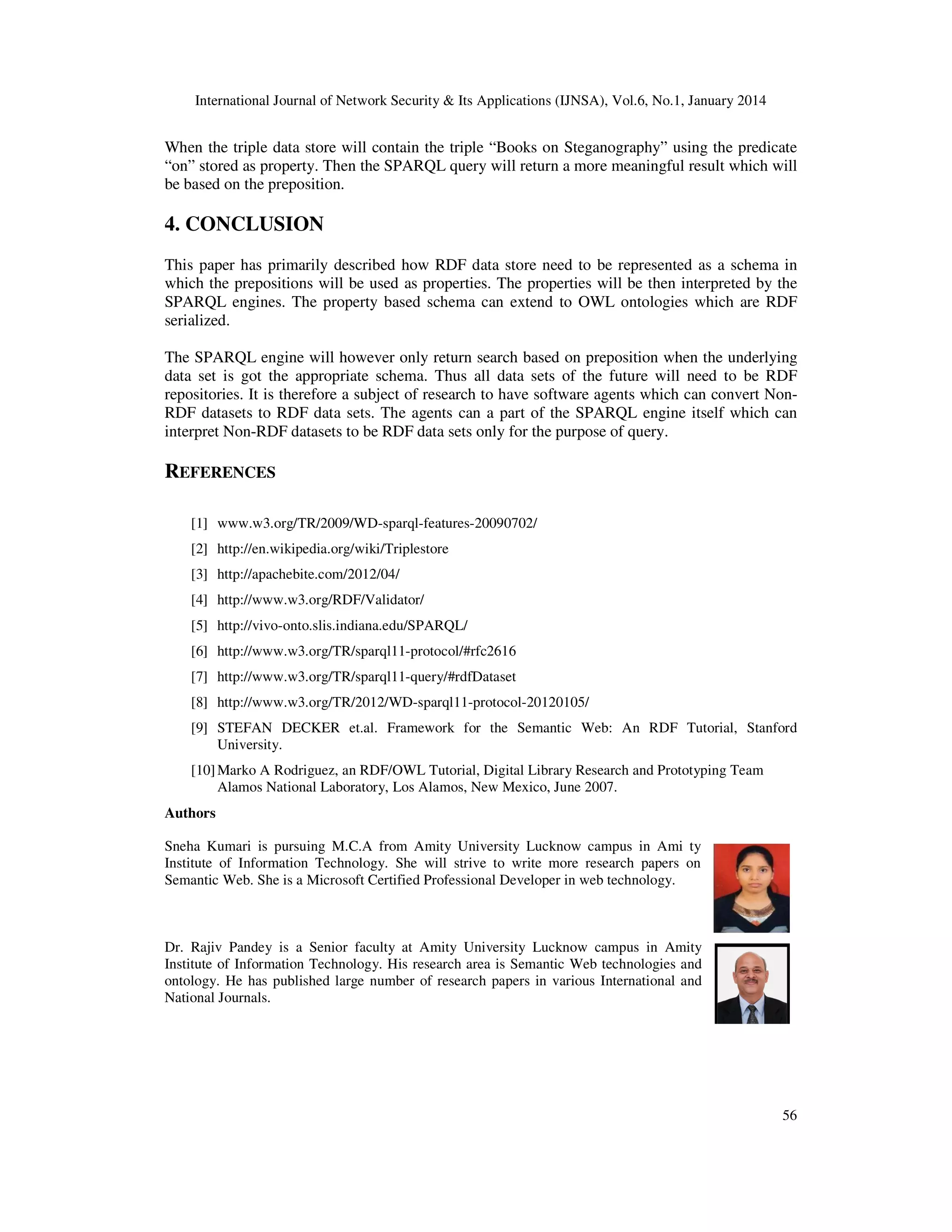 SPARQL: SEMANTIC INFORMATION RETRIEVAL BY EMBEDDING PREPOSITIONS | PDF