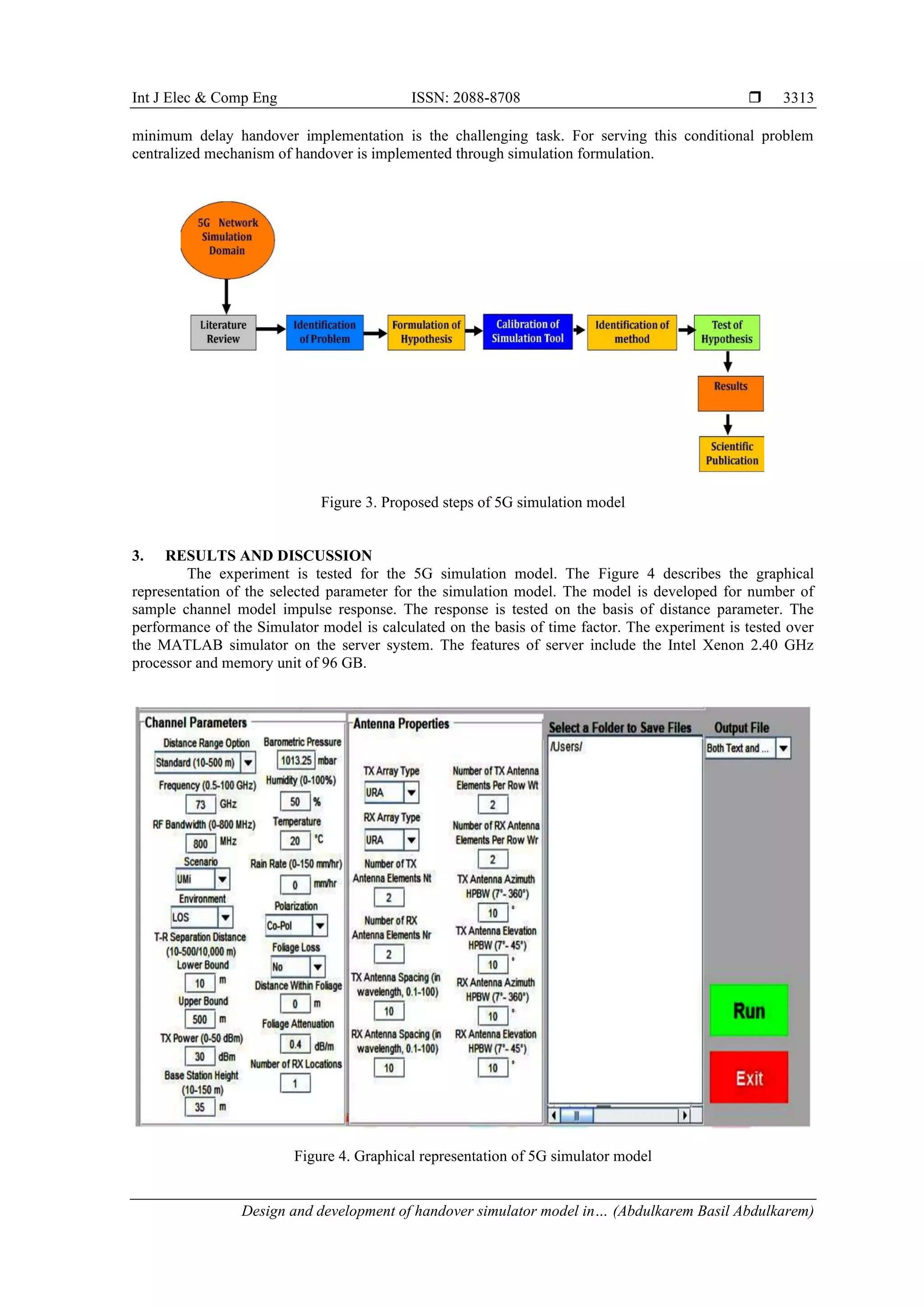 Design and development of handover simulator model in 5G cellular ...