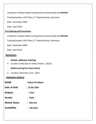 sufyan CV1 (1) | PDF