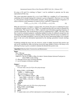 BSI: BLOOM FILTER-BASED SEMANTIC INDEXING FOR UNSTRUCTURED P2P NETWORKS | PDF