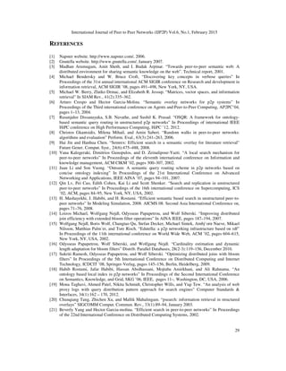 BSI: BLOOM FILTER-BASED SEMANTIC INDEXING FOR UNSTRUCTURED P2P NETWORKS | PDF