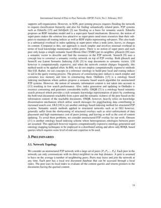 BSI: BLOOM FILTER-BASED SEMANTIC INDEXING FOR UNSTRUCTURED P2P NETWORKS | PDF