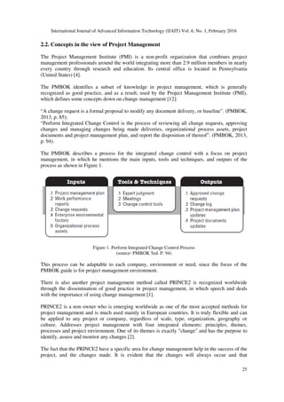 CHANGE MANAGEMENT: IMPLEMENTATION AND BENEFITS OF THE CHANGE CONTROL IN ...