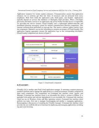 Comparative Study of Various Platform as a Service Frameworks | PDF