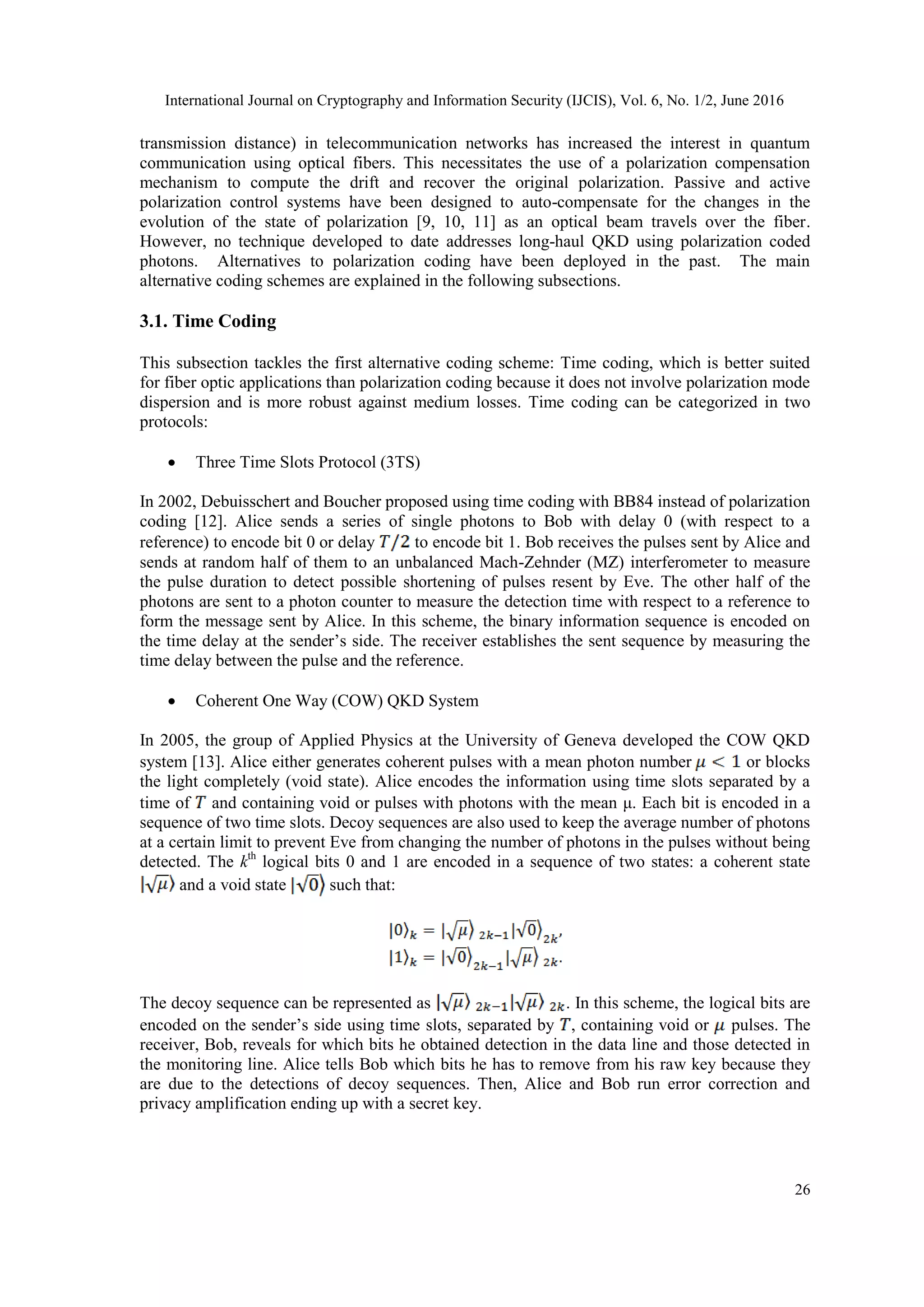Compact Coding Using Multi-Photon Tolerant Quantum Protocols For Quantum Communication | PDF ...