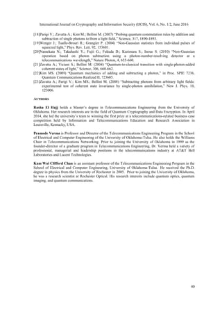 Compact Coding Using Multi-Photon Tolerant Quantum Protocols For Quantum Communication | PDF ...