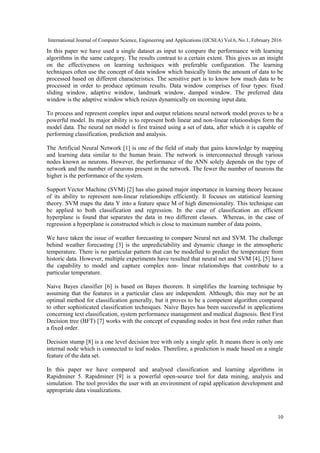 Analysis and Comparison Study of Data Mining Algorithms Using Rapid Miner | PDF