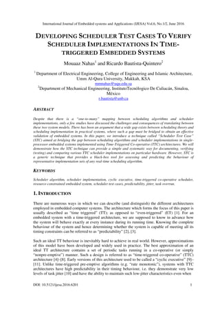 International Journal of Embedded Systems and Applications (IJESA) | PDF