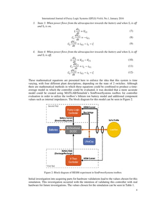 FUZZY LOGIC CONTROL OF A HYBRID ENERGY STORAGE MODULE FOR NAVAL PULSED ...