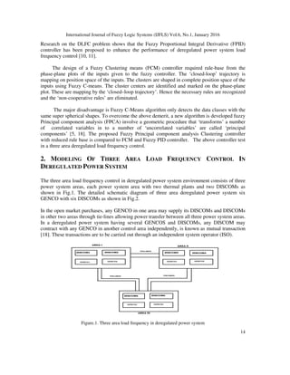 FUZZY LOAD FREQUENCY CONTROLLER IN DEREGULATED POWER ENVIRONMENT BY PRINCIPAL COMPONENT ANALYSIS ...