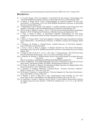 CONCATENATED DECISION PATHS CLASSIFICATION FOR TIME SERIES SHAPELETS | PDF