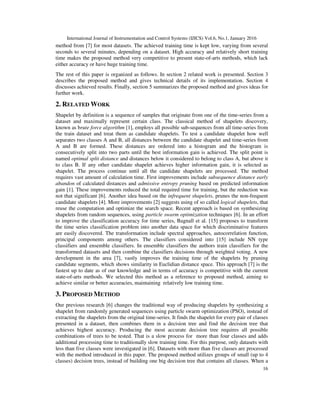 CONCATENATED DECISION PATHS CLASSIFICATION FOR TIME SERIES SHAPELETS | PDF