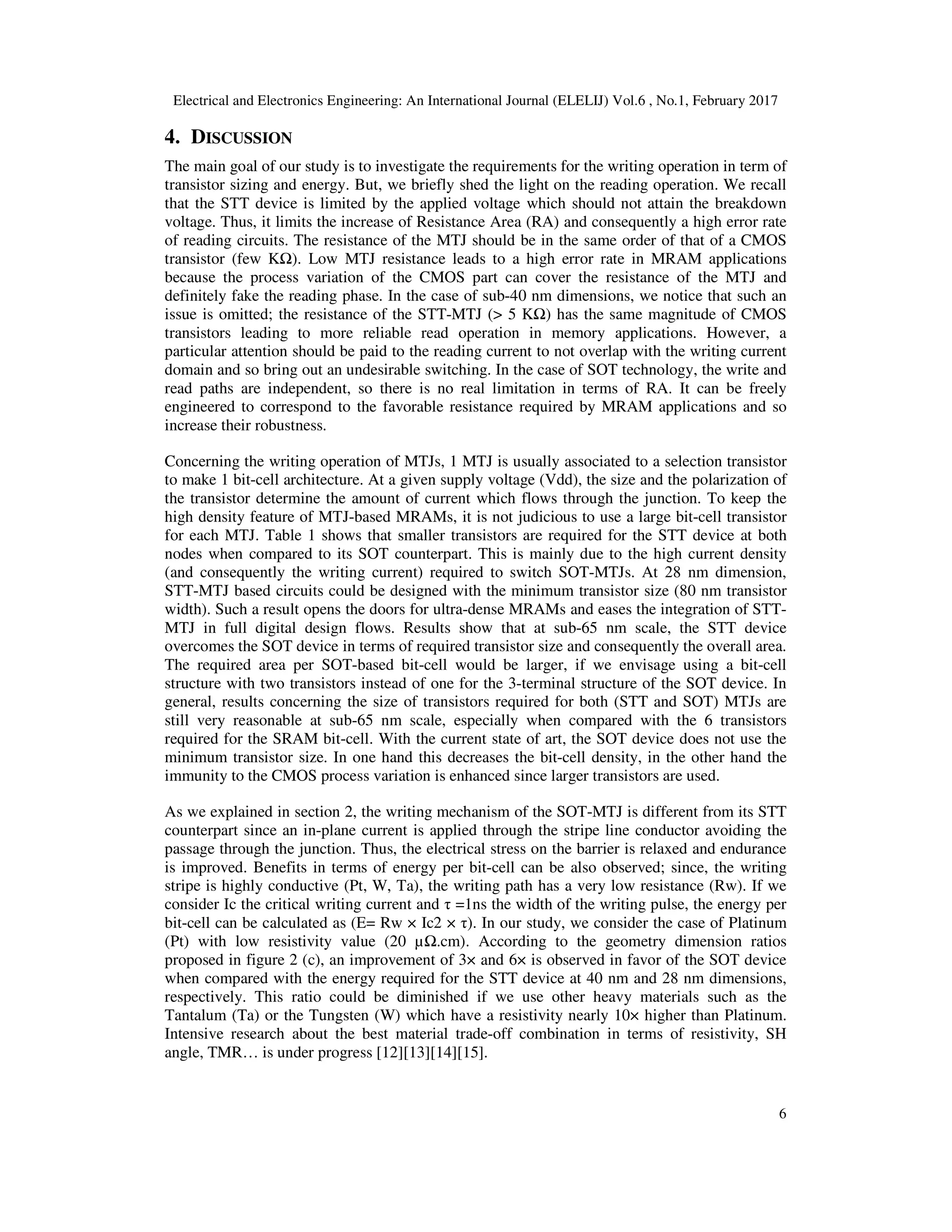 STUDY OF SPIN TRANSFER TORQUE (STT) AND SPIN ORBIT TORQUE (SOT ...