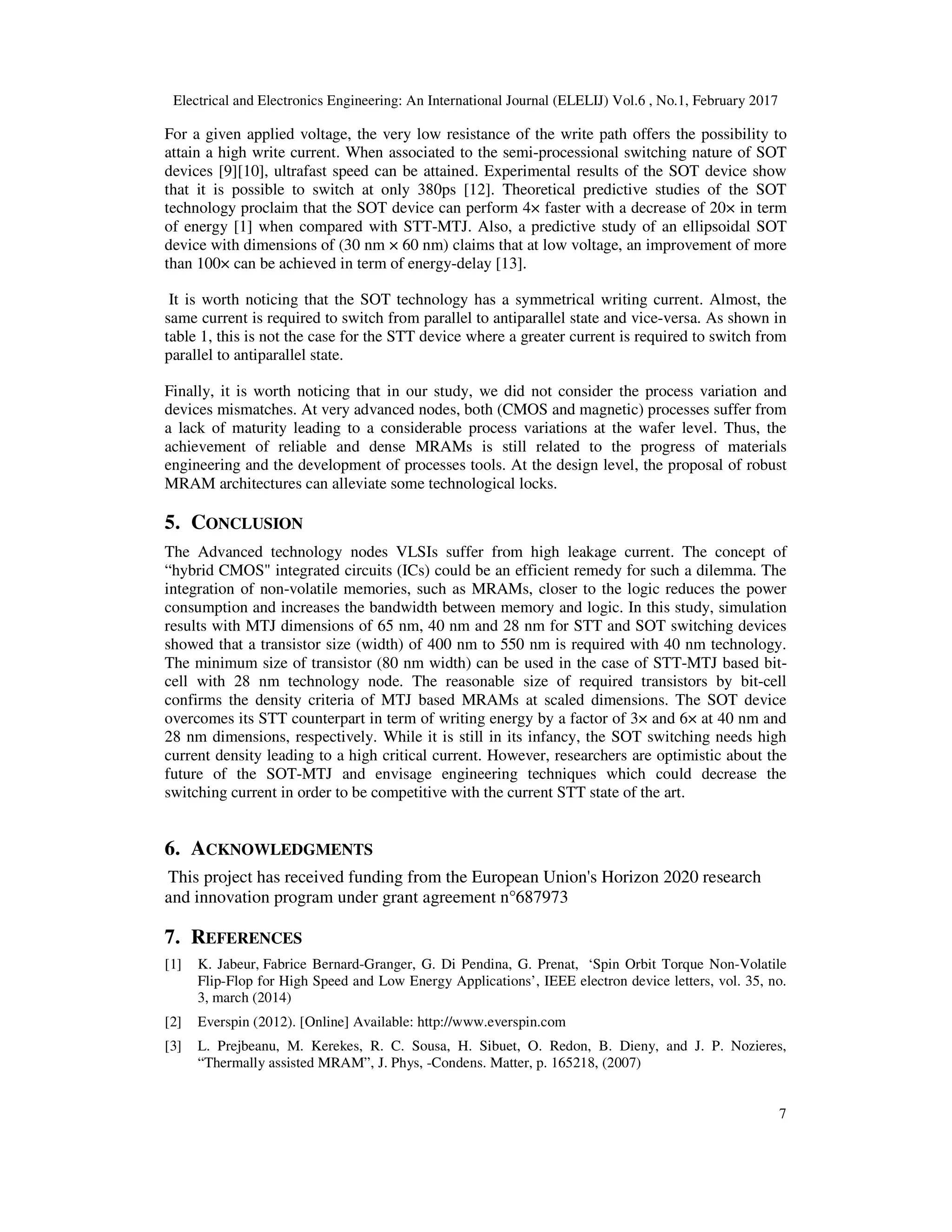 STUDY OF SPIN TRANSFER TORQUE (STT) AND SPIN ORBIT TORQUE (SOT ...