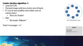 Distributed Computing On Topics of: Leader election + Byzantine algorithms) | PDF