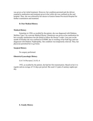 61182471 case-study-final | DOC | Diabetes | Diseases and Conditions