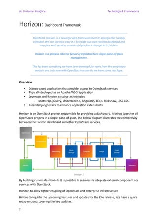 OpenStack_Horizon_Why | PDF