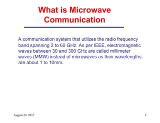 microwave communication | PPT