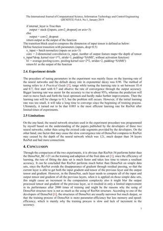 CONTRAST OF RESNET AND DENSENET BASED ON THE RECOGNITION OF SIMPLE FRUIT DATA SET | PDF