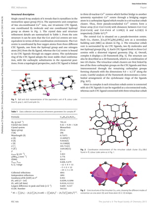 RSC Adv | PDF | Chemistry | Science