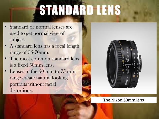 types of lenses, prime, zoom and speciality | PPT