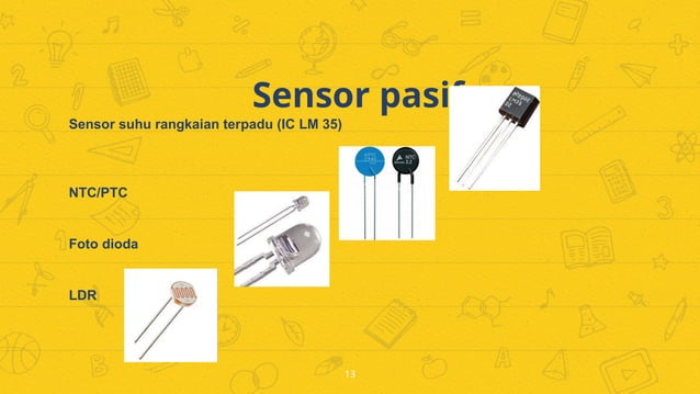 Penerapan sensor dan jenis jenis nya bar | PPT