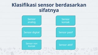 Penerapan sensor dan jenis jenis nya bar | PPT