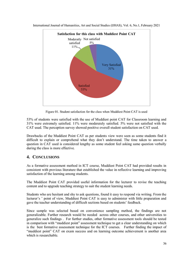 EVALUATION OF STUDENT PERCEPTIONS ON “MUDDIEST POINT” CLASSROOM ...