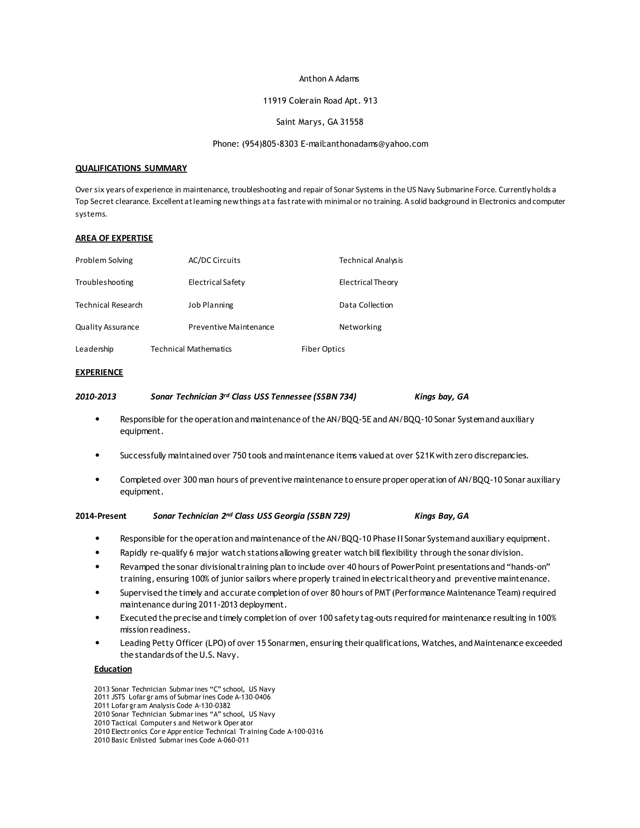 AAA Resume Final WORD | DOCX