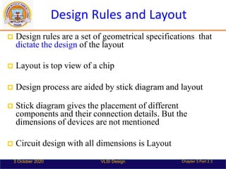 Unit2 - 3 - design-rules-and-layout VLSI | PDF