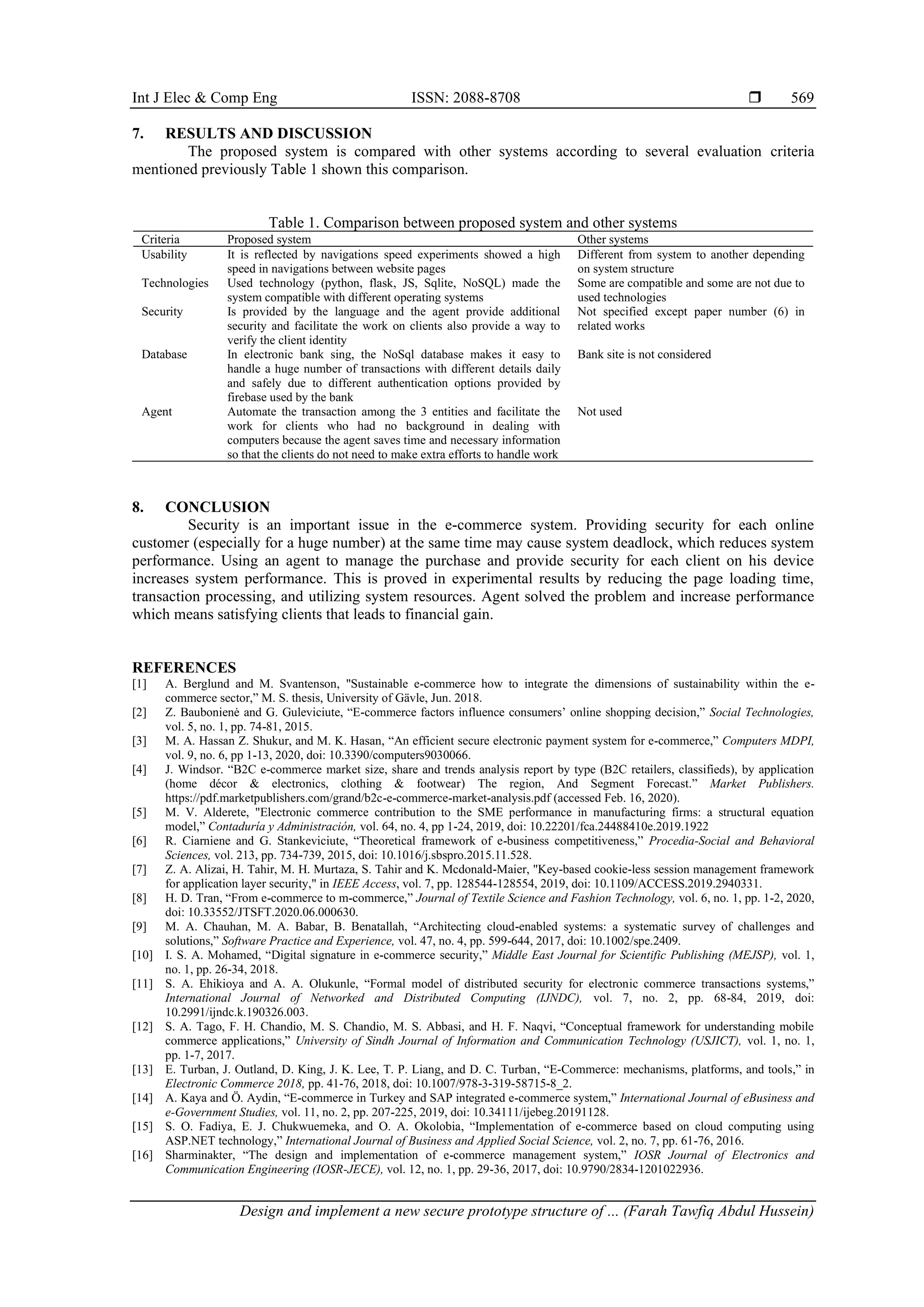 Design and implement a new secure prototype structure of e-commerce ...