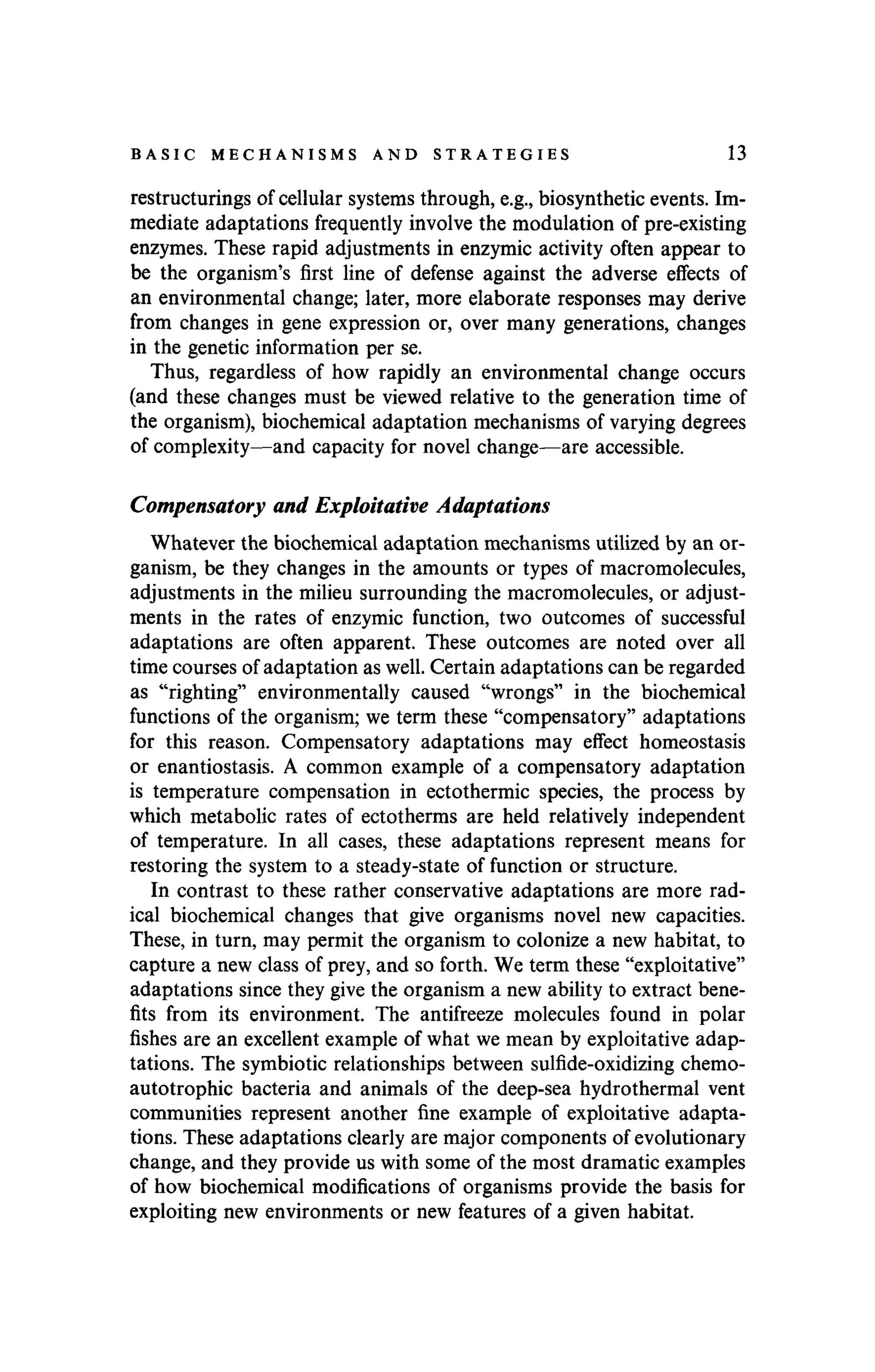 Biochemical Adaptation Pater W. Hochachka | PDF