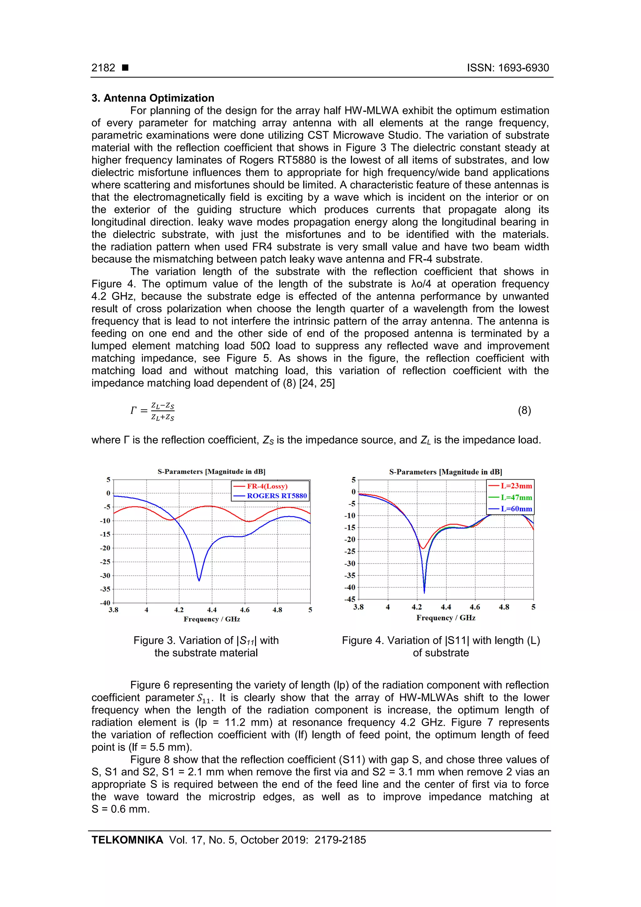 Enhancement of boresight radiation for leaky wave antenna array | PDF