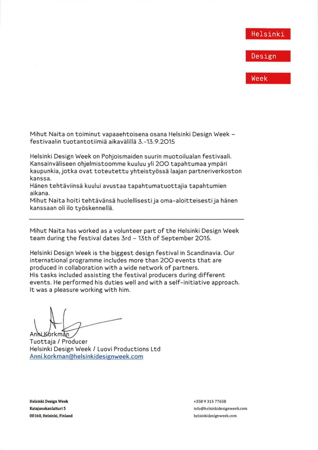 Mihut Naita - DESIGN WEEK CERT | PDF