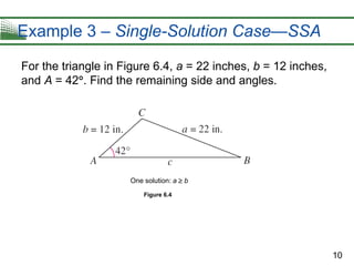 6 1 2 law of sines and cosines | PDF