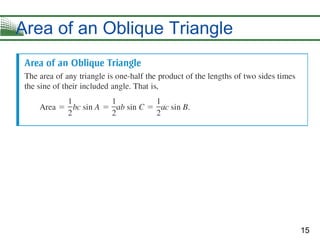 6 1 2 law of sines and cosines | PDF