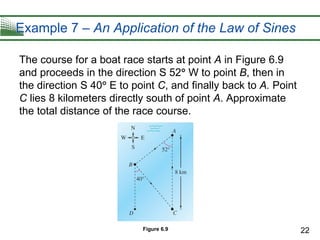 6 1 2 law of sines and cosines | PDF