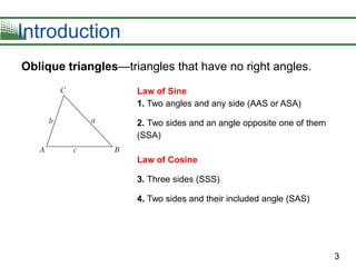 6 1 2 law of sines and cosines | PDF