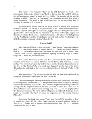 The Torah and the Christian – Is God’s Law Still in Effect Today? | PDF